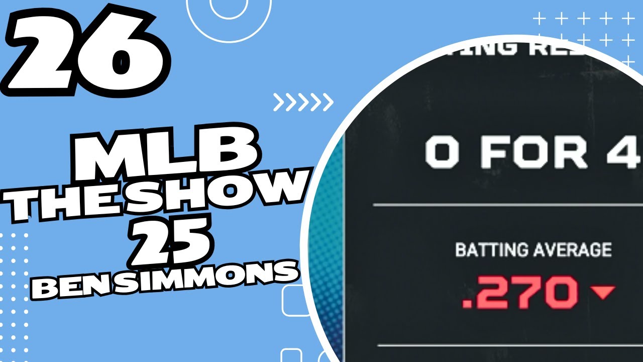 This Is A Big Slump - MLB The Show 25 Road To The Show Part 26 - YouTube