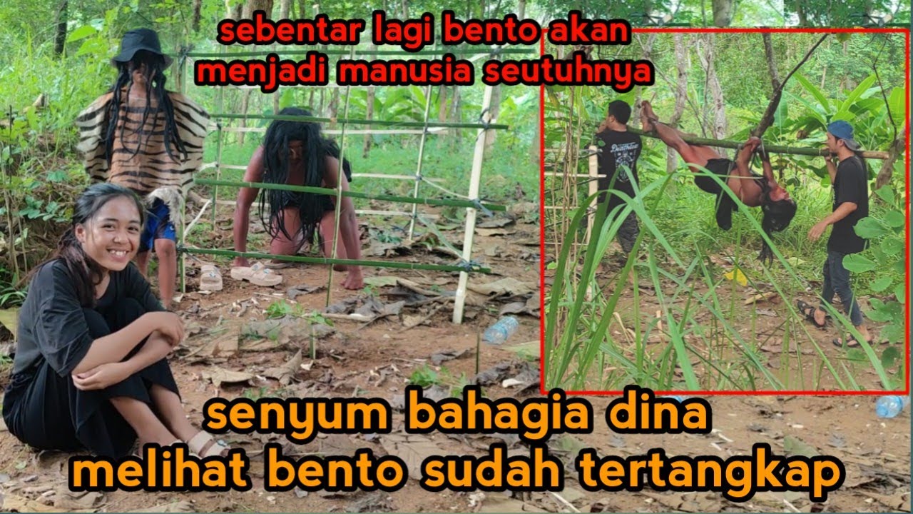 SENYUM MANIS DINA TERLIHAT SANGAT SENANG MELIHAT BENTO SUDAH TERTANGKAP ...