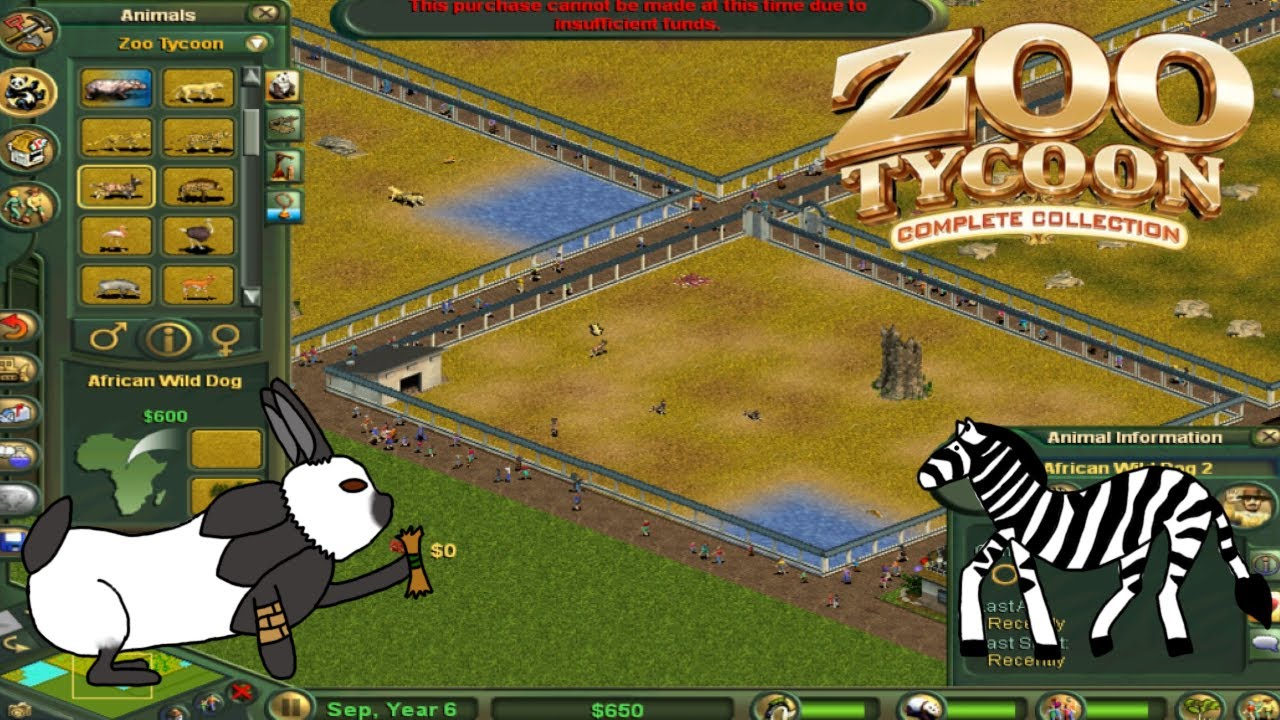 A Pack Of Wild Dogs - Zoo Tycoon #10 - YouTube