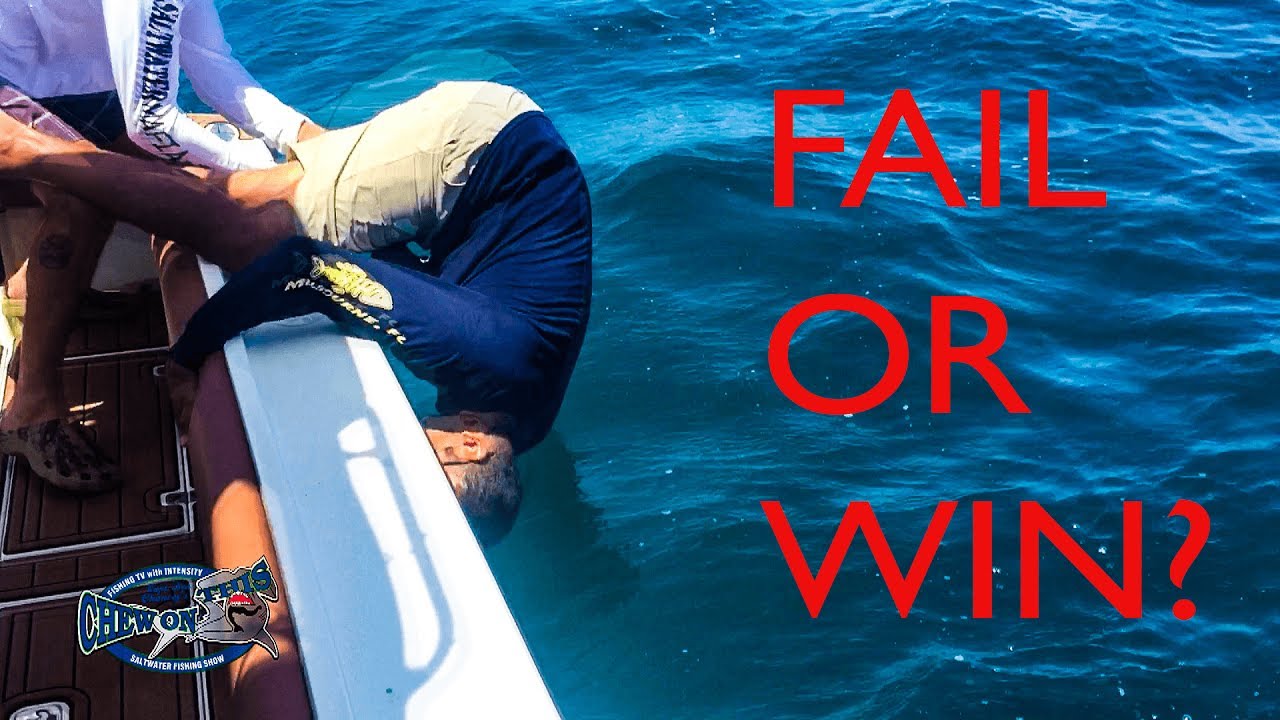 Crazy DANGERS Of Deep Sea Fishing # MAN PULLED In BY FISH Chew On This ...