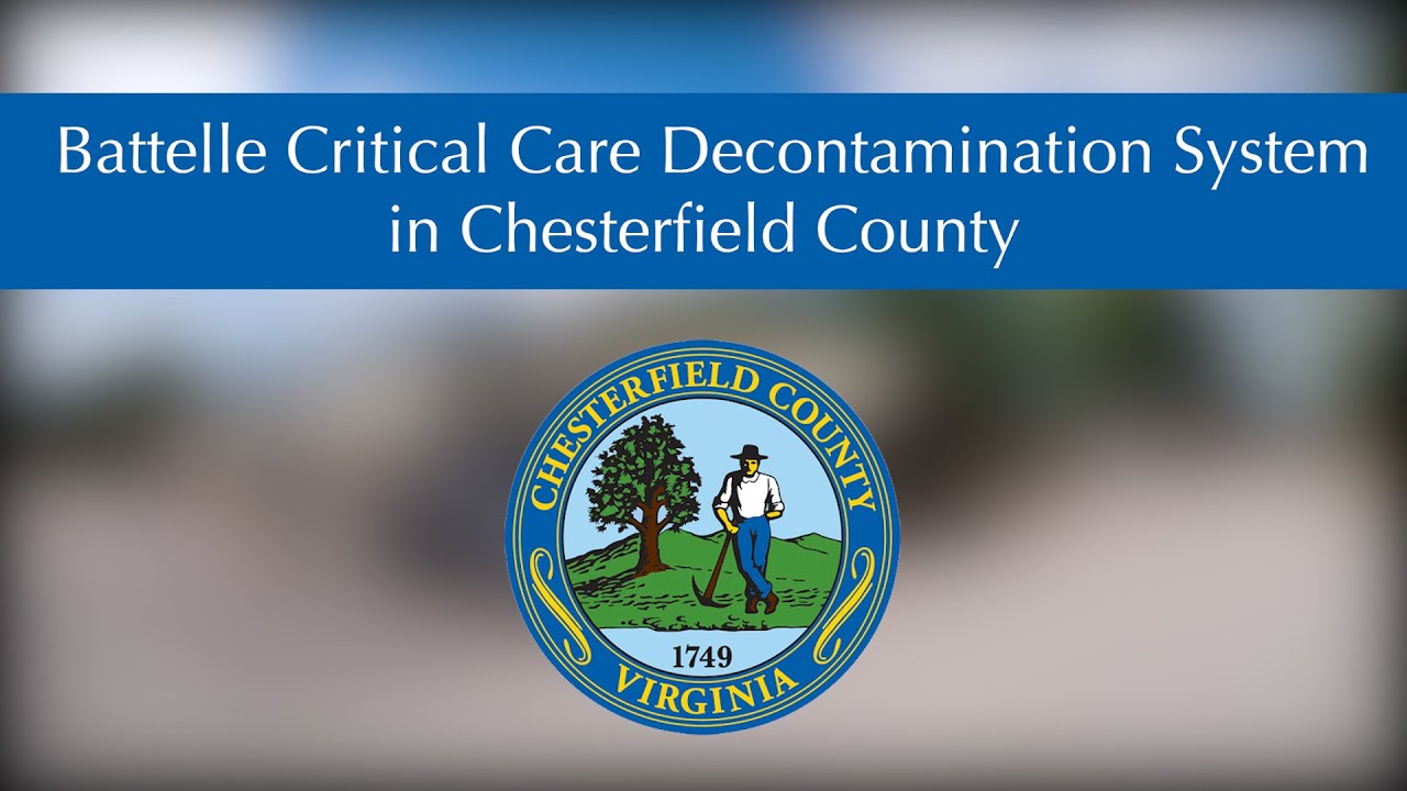 Chesterfield County Battelle Critical Care Decontamination System - YouTube