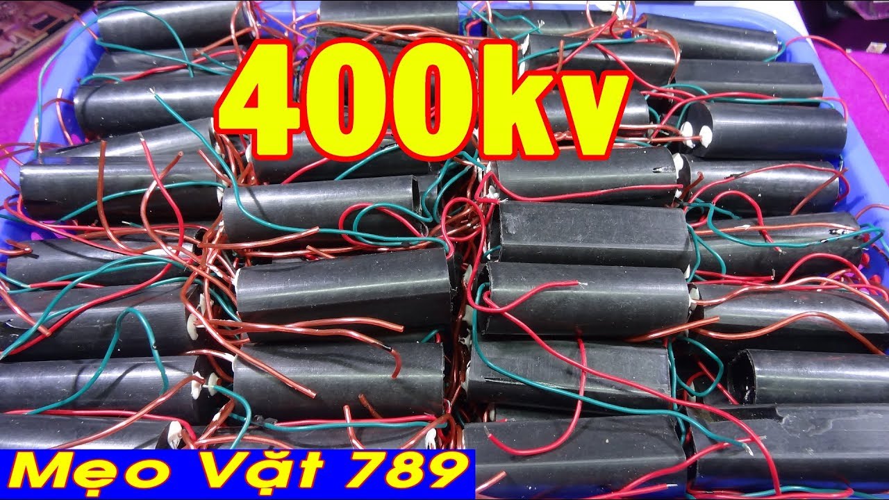 Test MODULE kích điện cao áp 400kv và 50kv - Test MODULE high voltage ...