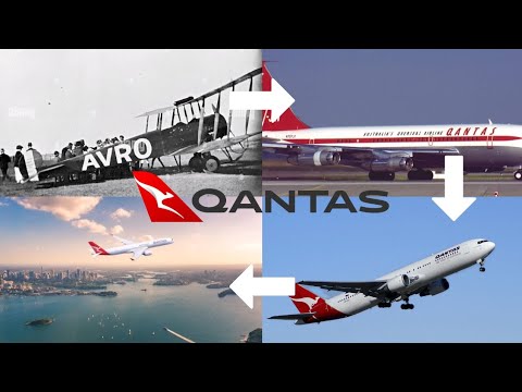 QANTAS Fleet History [1921 - Current] - YouTube