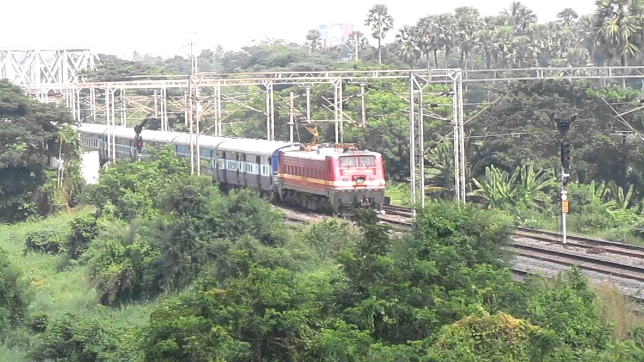 Ratnachal express 12717 with a nice view - YouTube