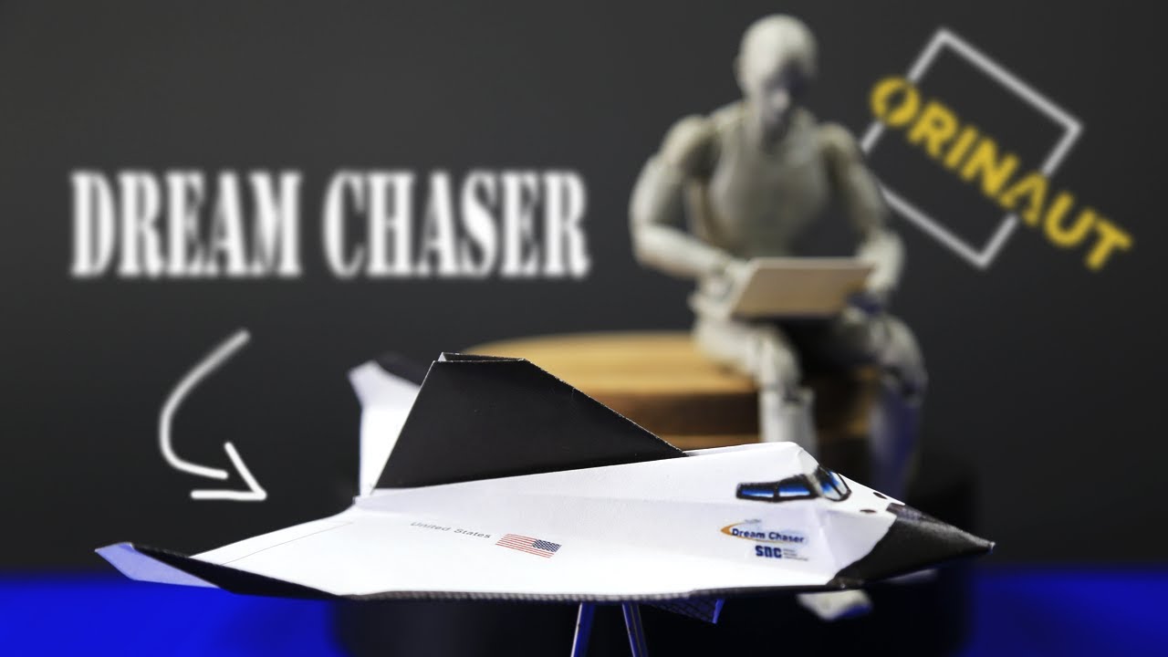 Paper airplane that fly: Dream Chaser spacecraft | Origami paper ...