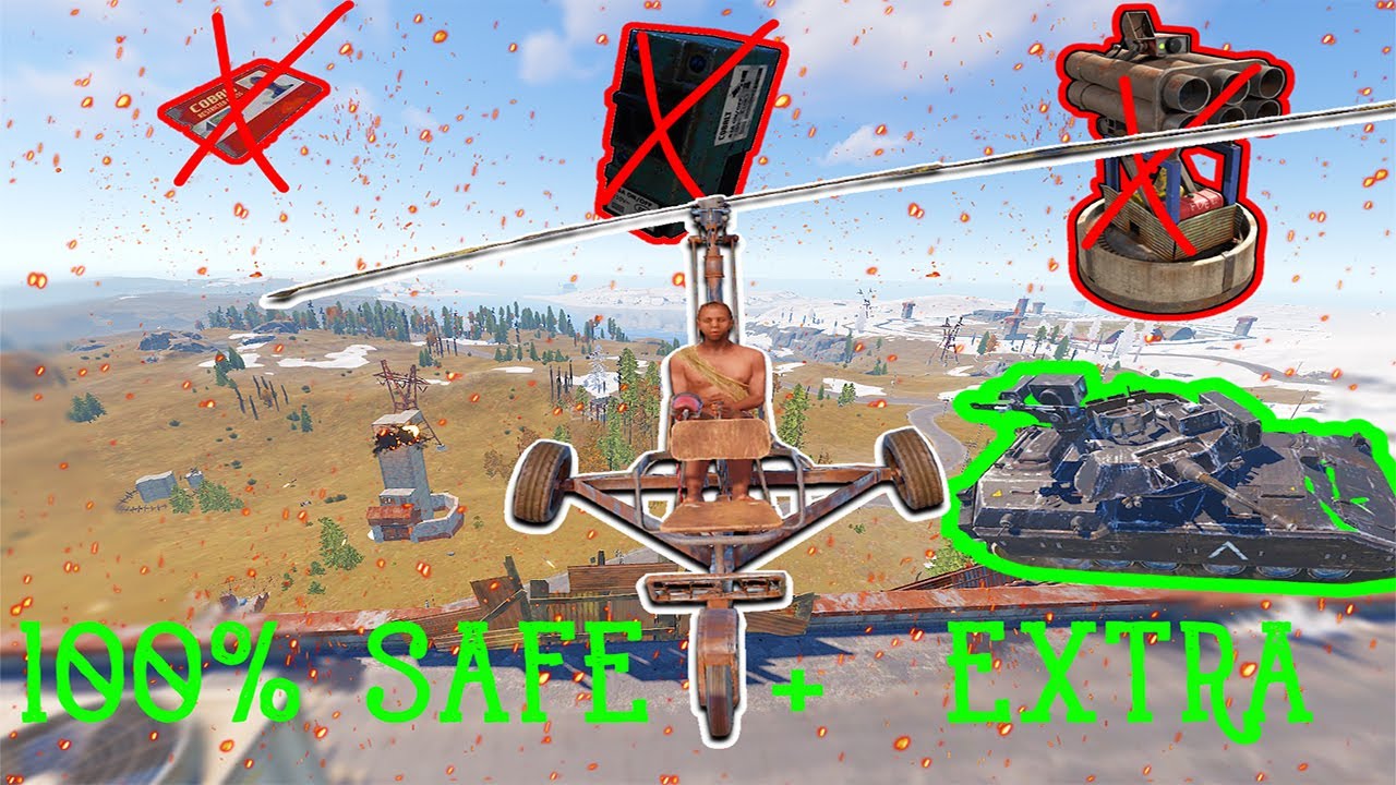 Rust How to Fly on Top of Launch Site - YouTube