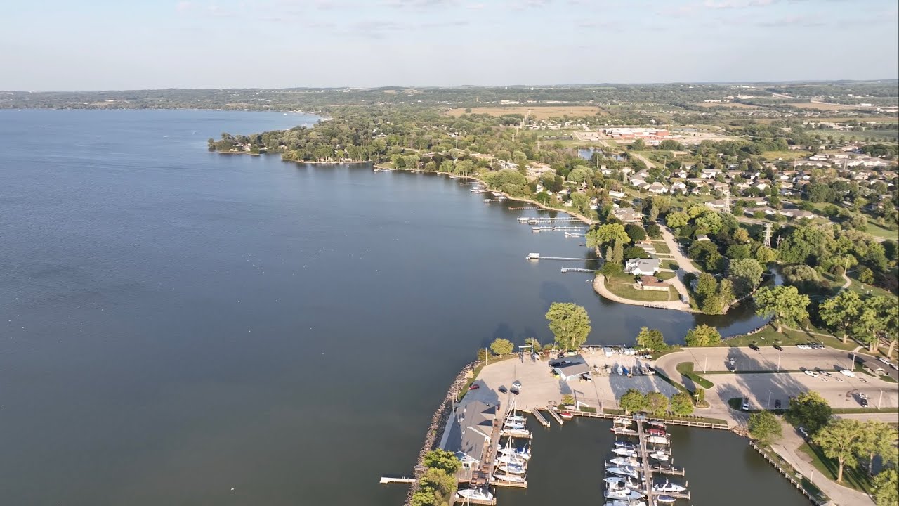 Drone 360 Over Lakeside Park - Fond Du Lac, Wisconsin - YouTube
