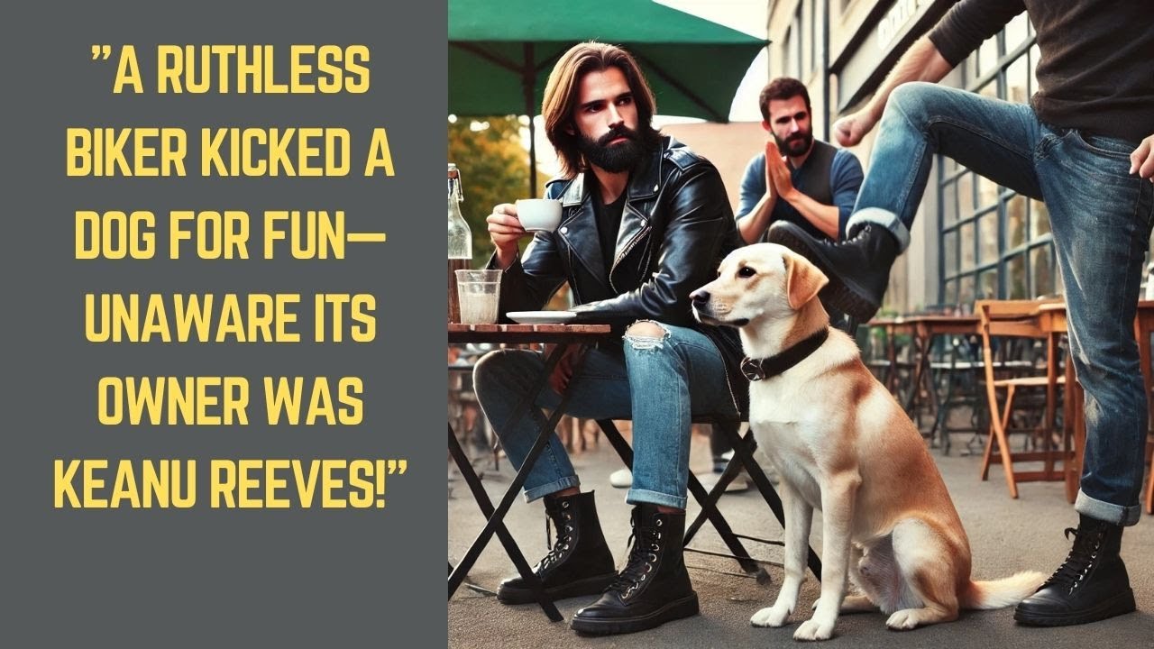 "A Ruthless Biker Kicked a Dog for Fun—Unaware Its Owner Was Keanu ...