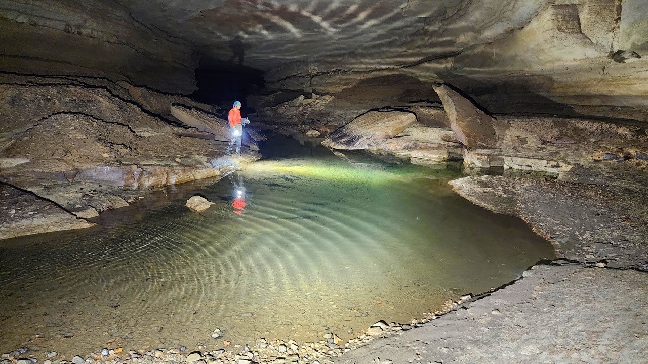 150FT Deep Hole Leads To Secret River Cave-Part 2 - YouTube