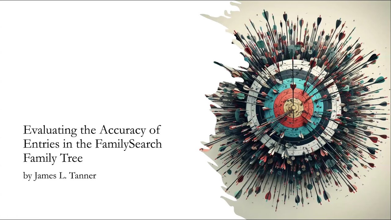 Evaluating the Accuracy of Entries in the FamilySearch Family Tree ...