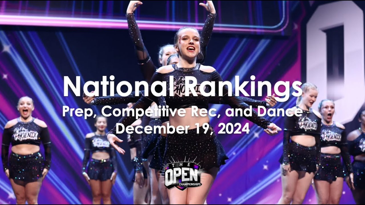 December 19, 2024 - National Rankings for Prep, Dance, and Competitive ...