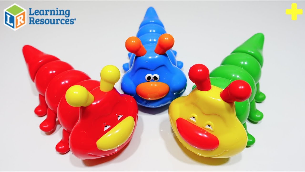 LEARN COLORS with Learning Resources Snap n Learn Caterpillars - YouTube