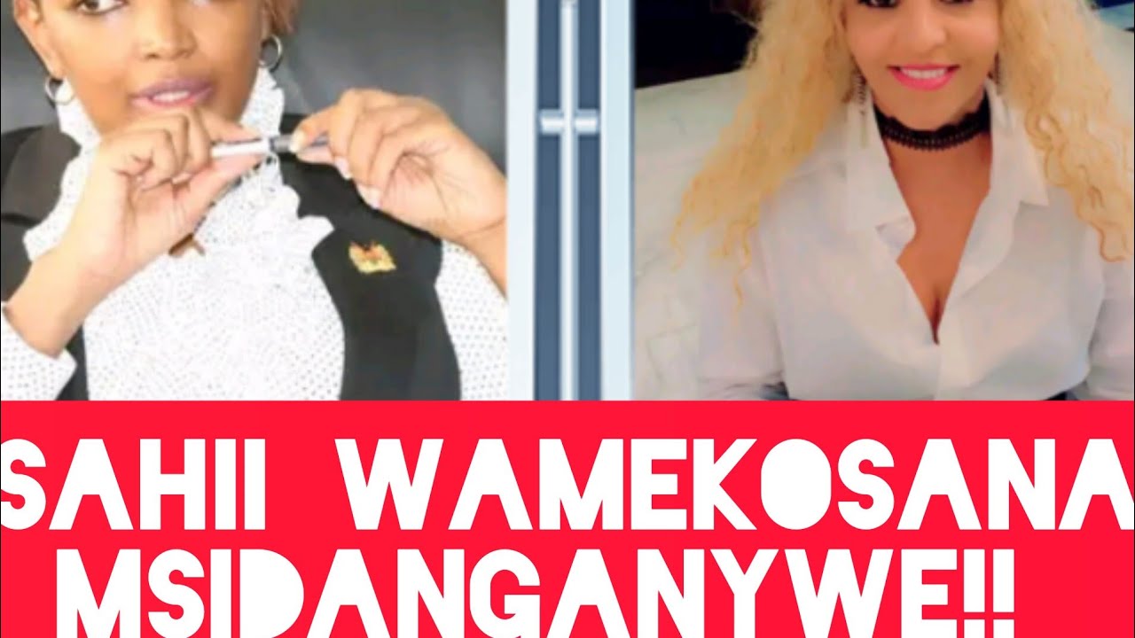 SAMIDOH HAWEZI KUOA!!! WEWE NI CHOKORA!!! SUE GACAMBI EXPOSES KAREN ...