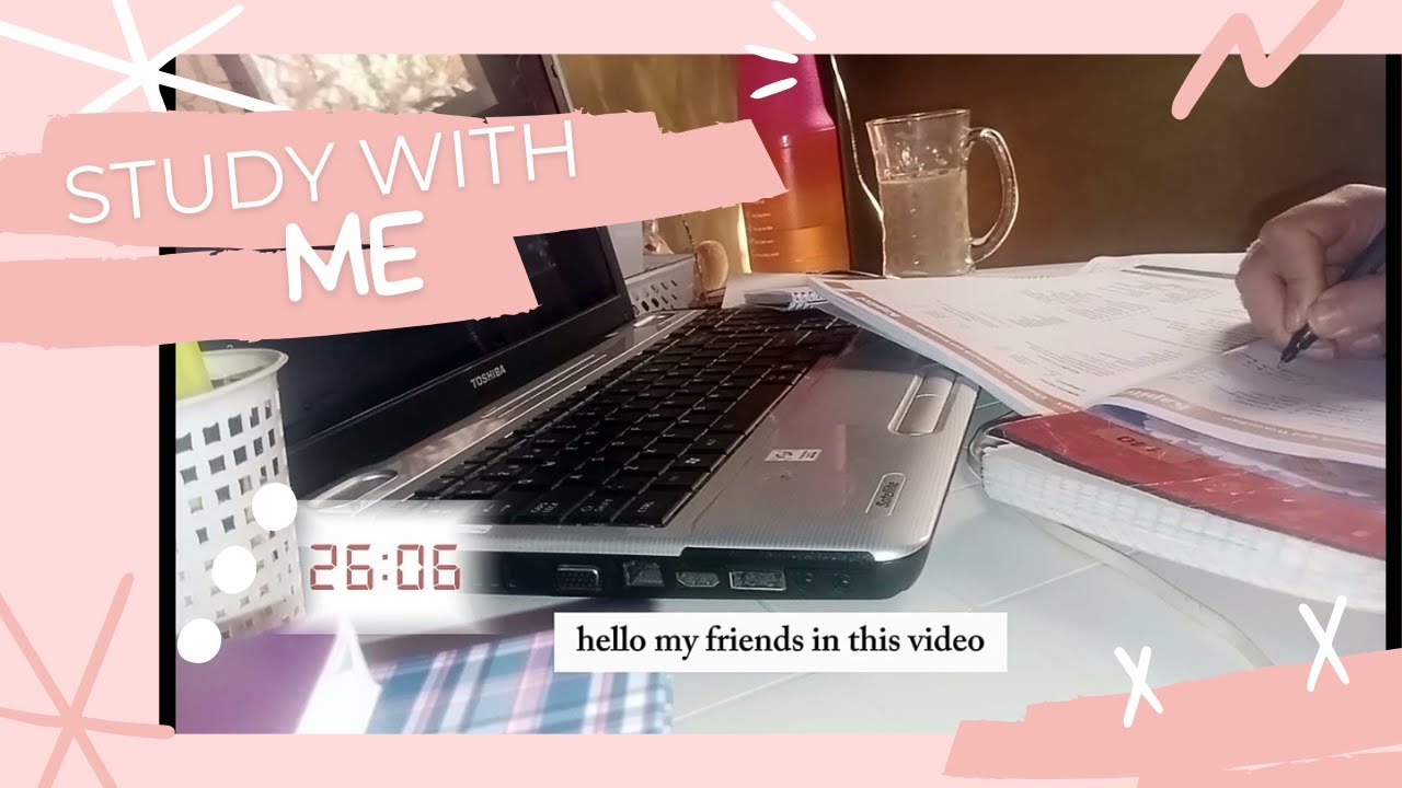 30 MINUTE STUDY WITH ME I no music +background studying - YouTube