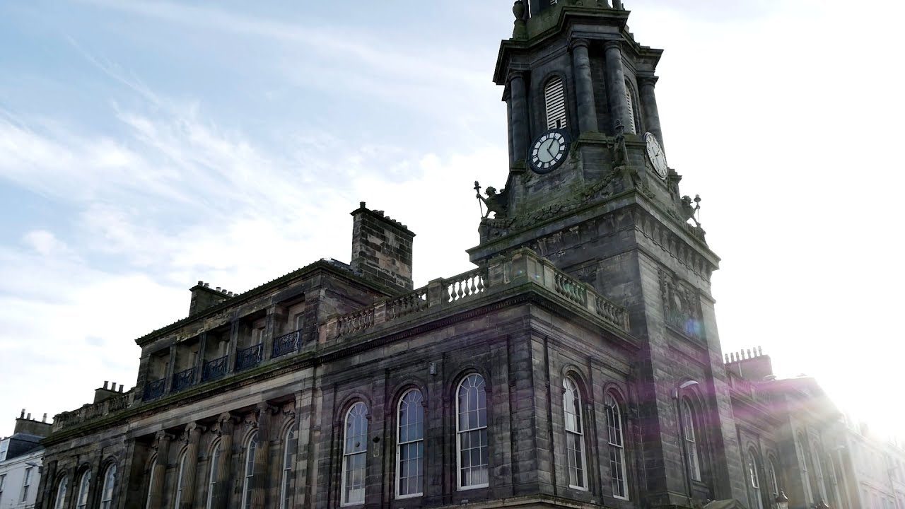 Historical Buildings in Ayr - The Town Hall - YouTube