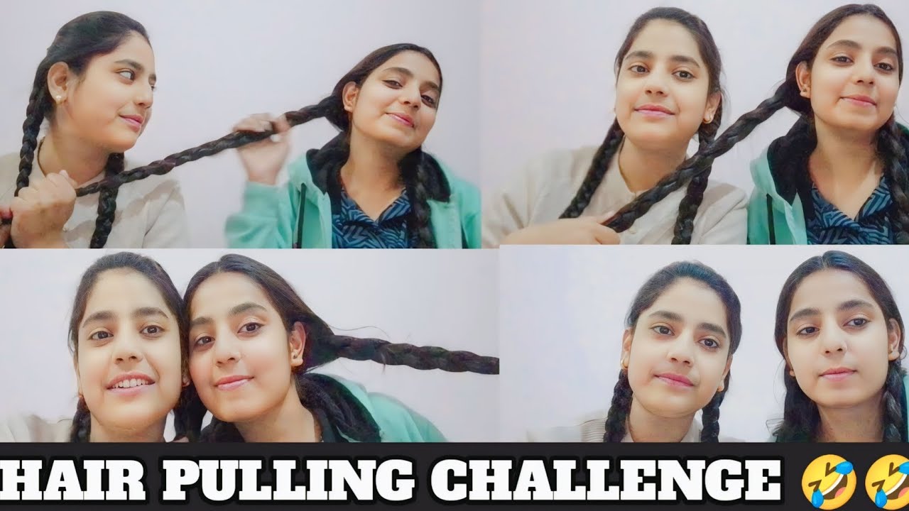 HAIR PULLING CHALLENGE 🤣🤣🤣 || VERY FUNNY VIDEO 😹 || MOST DEMANDING VIDEO - YouTube