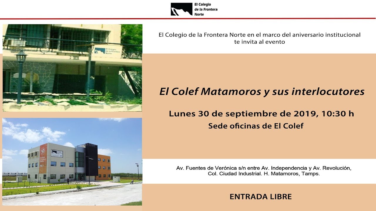 El Colef Matamoros y sus interlocutores. - YouTube