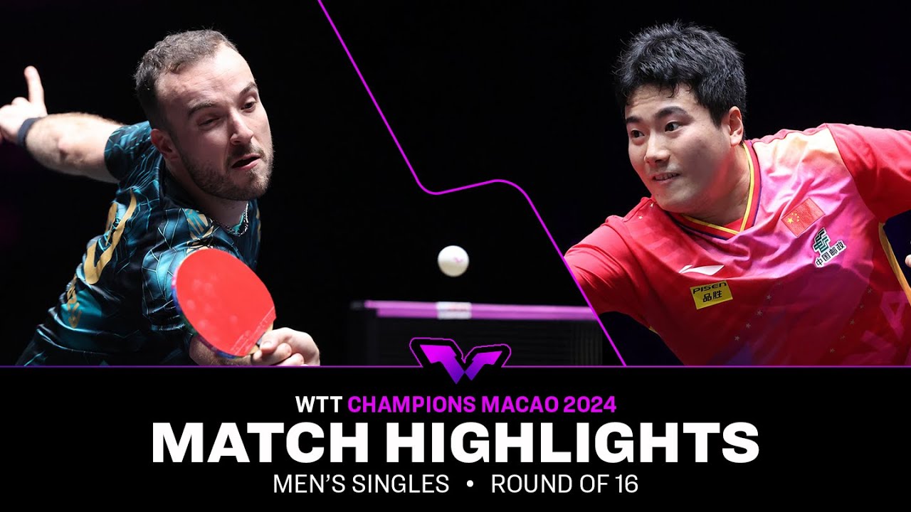 Simon Gauzy vs Liang Jingkun | MS R16 | WTT Champions Macao 2024 - YouTube