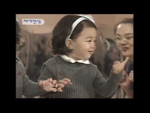 Cute Baby Jihyo from TWICE in old TV program 😭🥺