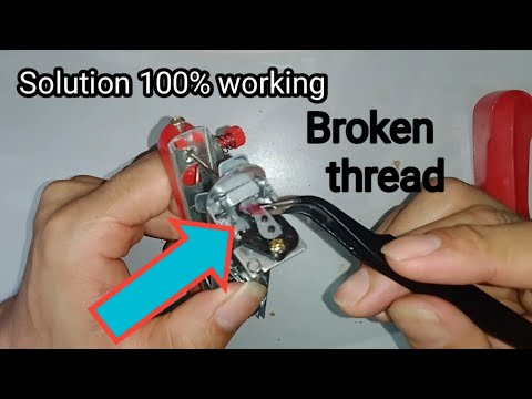 Portable Sewing Machine Broken Thread Solution - YouTube