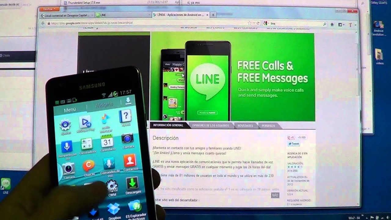 Line. Free Calls & Messages. Live demo - YouTube
