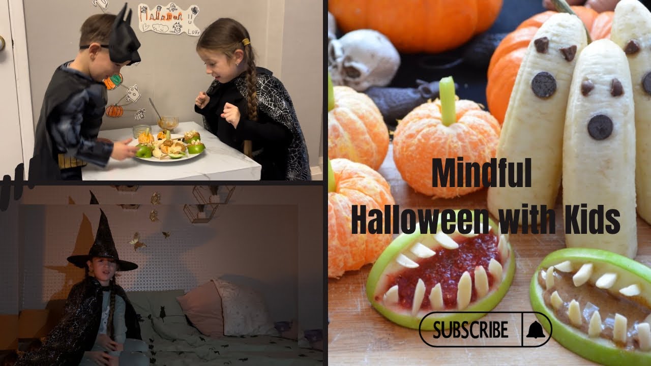 Mindful Halloween Activities with Kids, Family Vlog, Kids Fun, Draw and ...