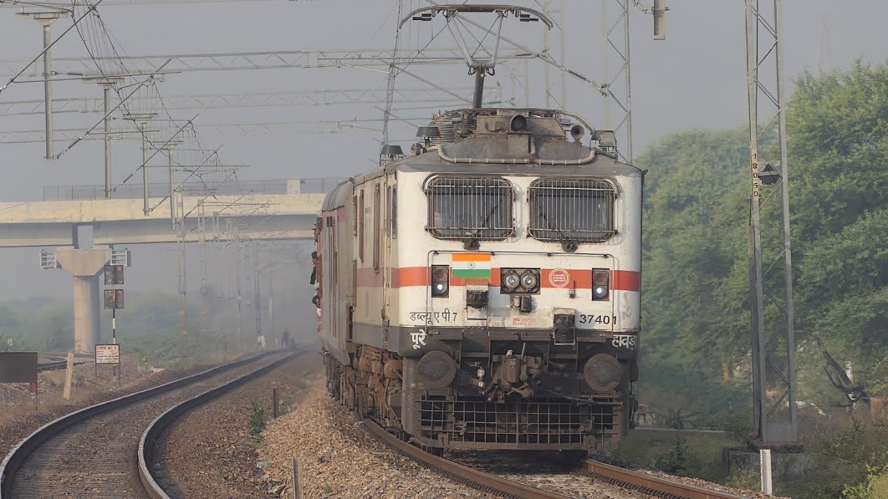 Morning Departure | TRAINS | Diesel And Electric Train | For NWR Indian ...