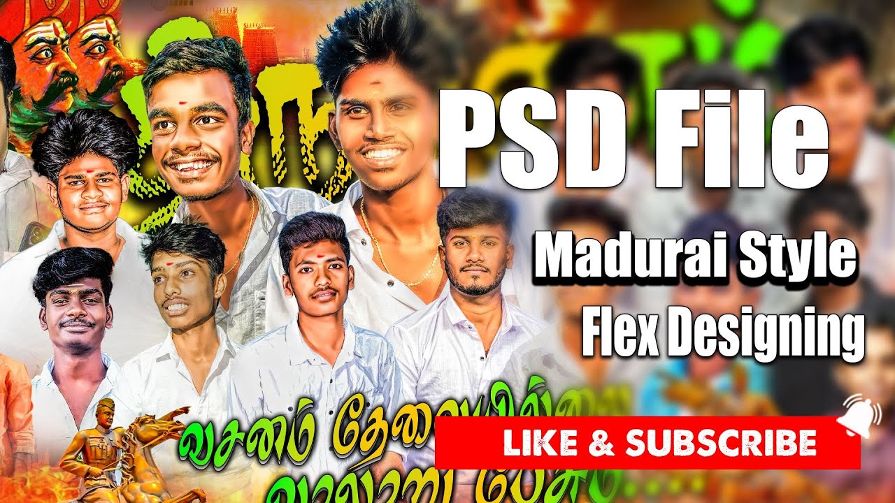 madurai style banner editing photoshop tamil | new style wedding banner ...