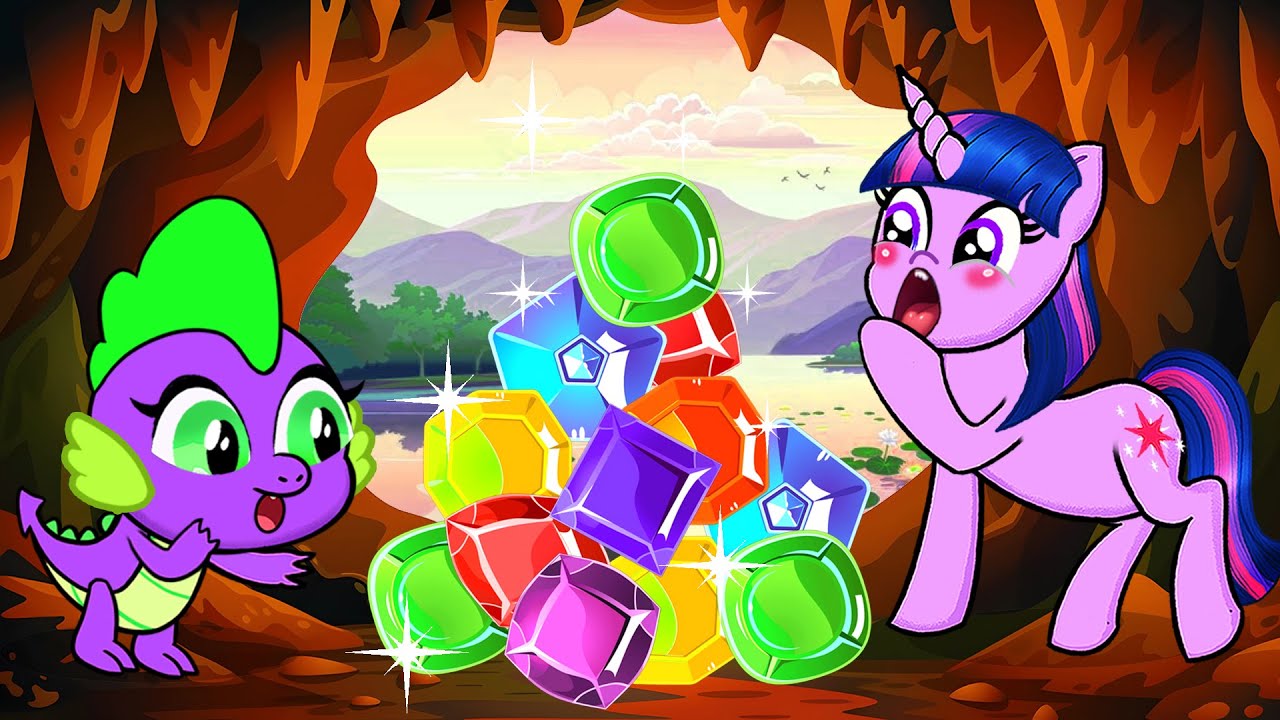 MY LITTLE PONY: Wow! Twilight and Spike Discover a Treasure Chest of ...