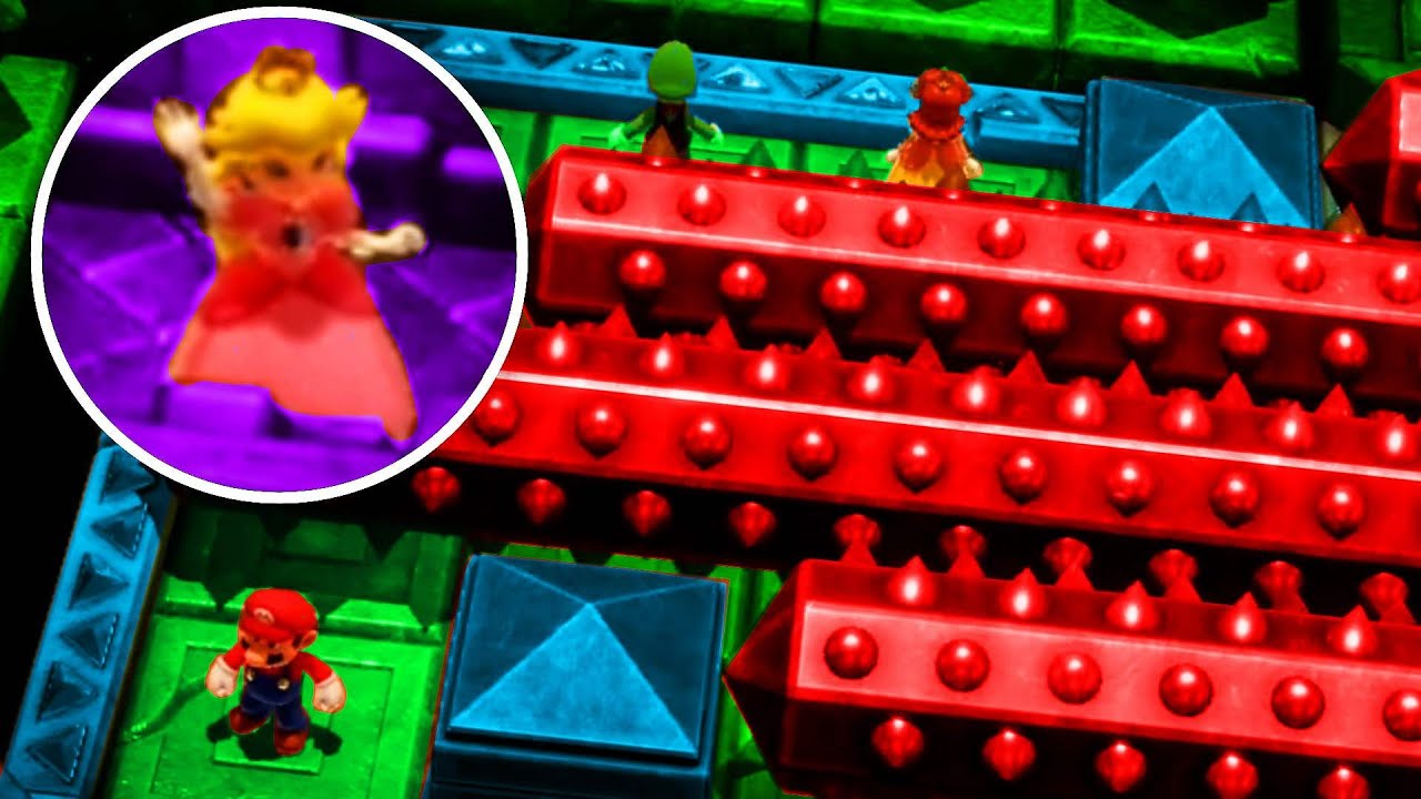 Super Mario Party Superstar Minigames Mario vs Luigi vs Daisy vs Peach ...