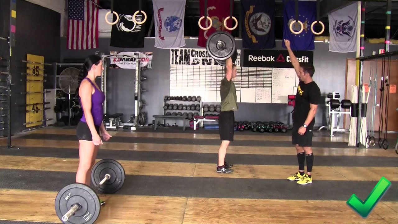 Thrusters - Crossfit BNI Competition Standards - YouTube