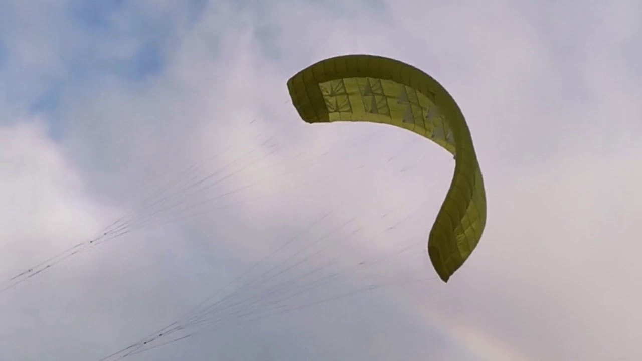 Building kite single skin 8m2 - YouTube