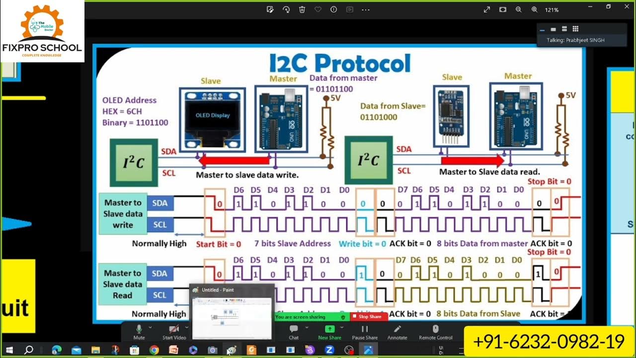 I2C in mobile phone | online mobile repair course free - YouTube