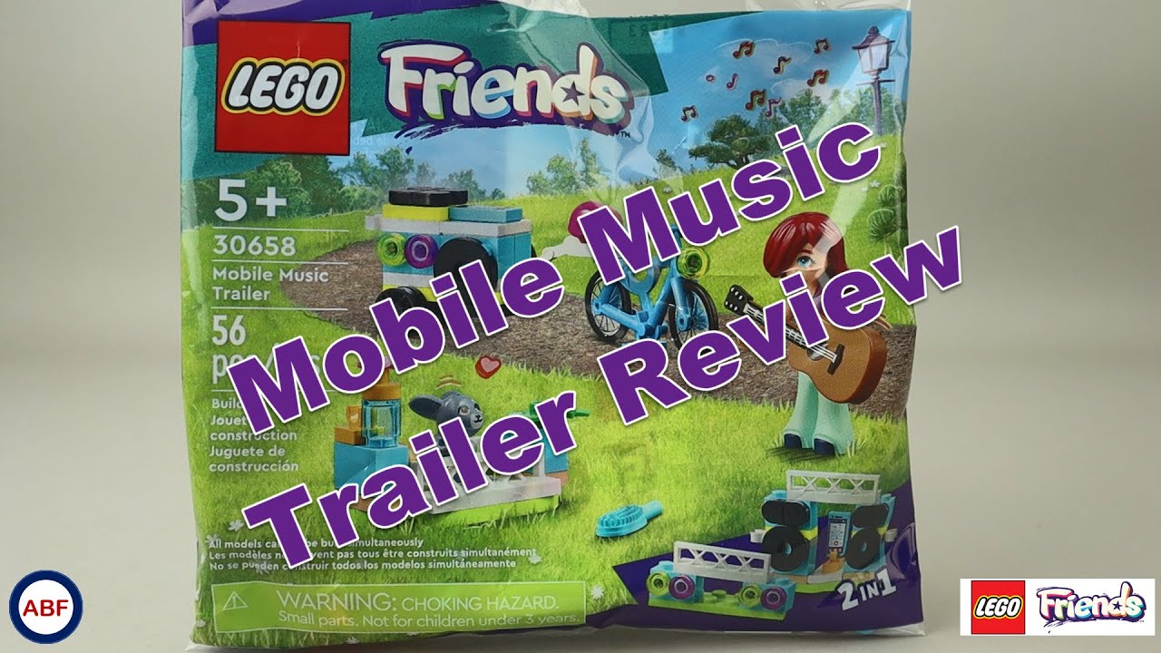 LEGO Friends Mobile Music Trailer review set 30658 - YouTube