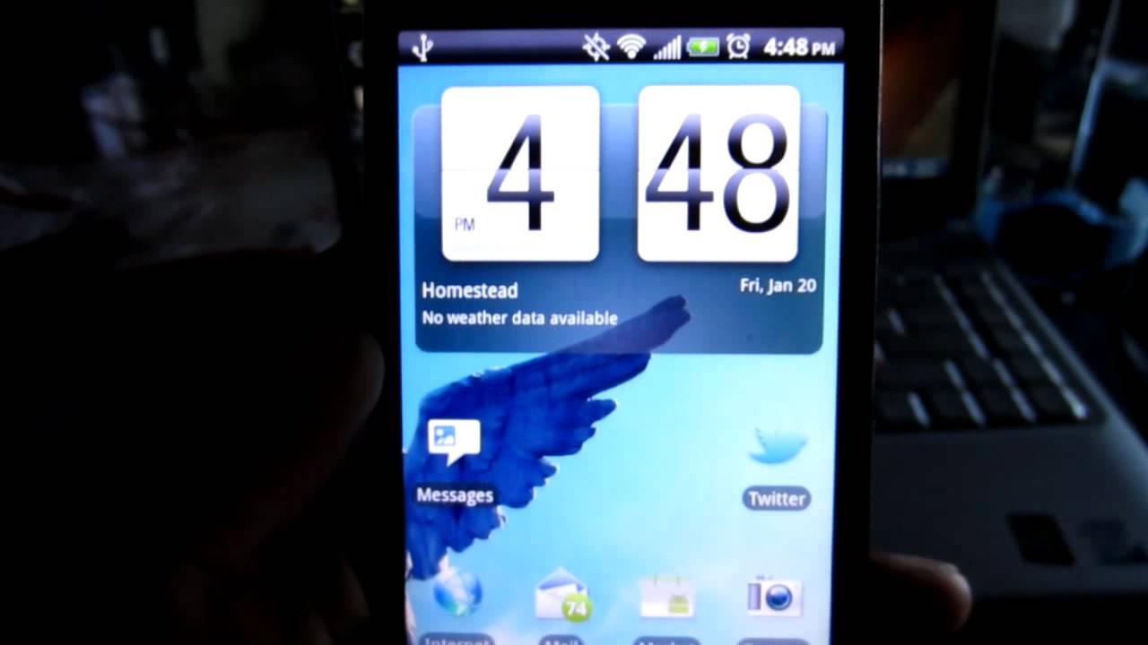 HTC Evo 4G software update - YouTube