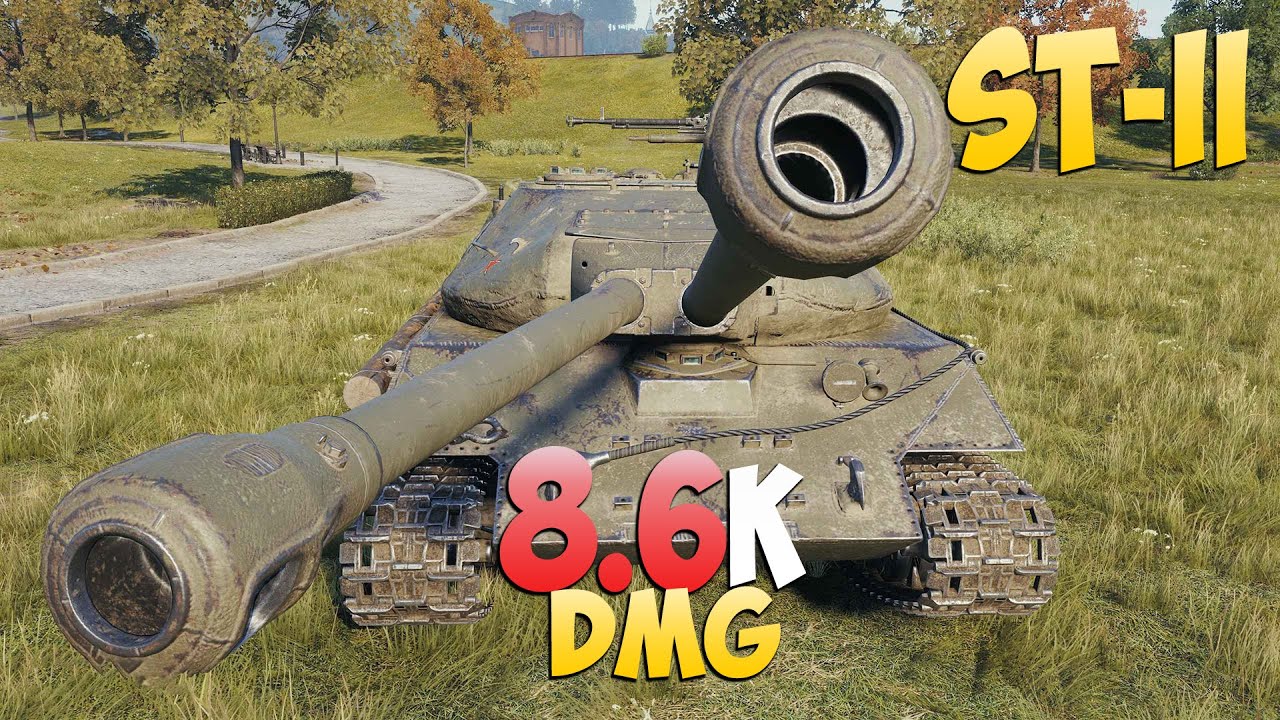 ST-II - 4 Kills 8.6K DMG - Doubling! - World Of Tanks - YouTube