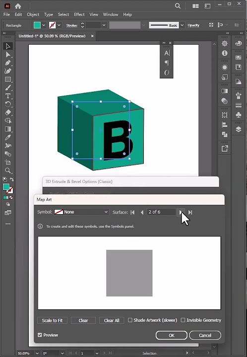 How to Make 3D Cube with Text - YouTube
