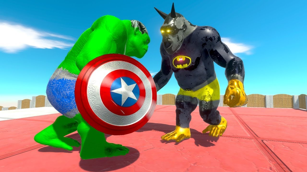 HULK GORO vs BATMAN GORO OASIS DEATH RUN - Animal Revolt Battle ...