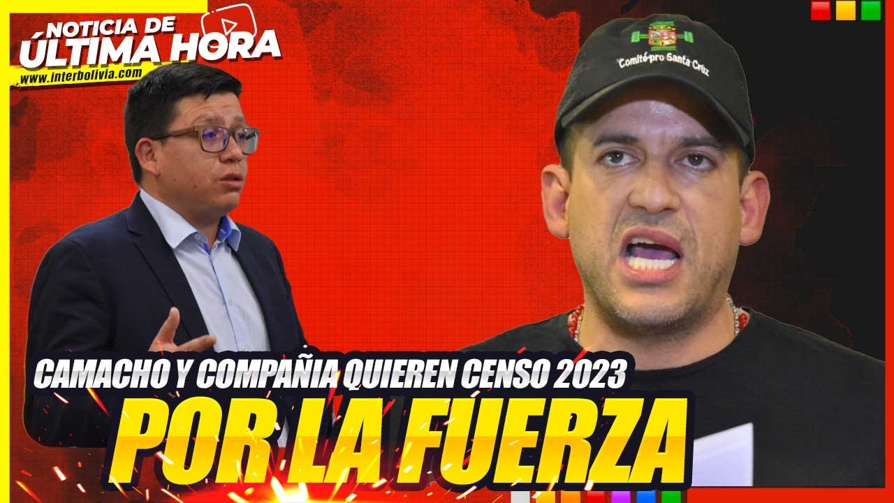 🔴 SANTA CRUZ EL ÚNICO DEPARTAMENTO A LA CABEZA DE CAMACHO QUE SE OPONE ...