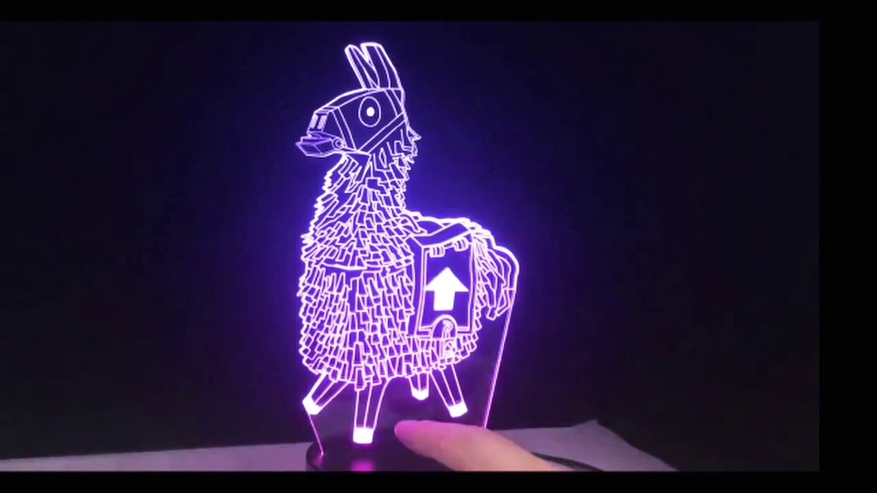 🔥Our new 3D Led Night Light(Fortnite) - YouTube