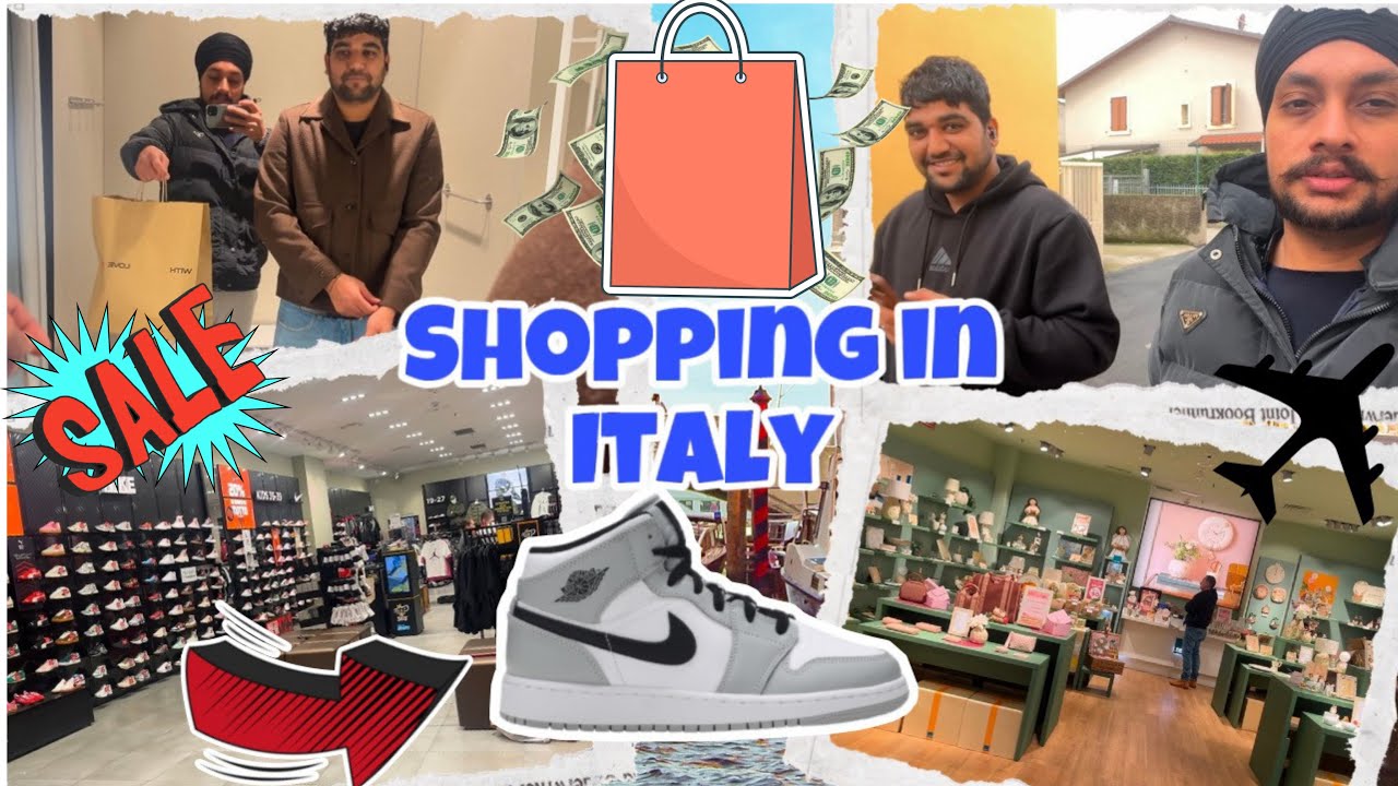 Crazy Shopping Spree in Italy 🇮🇹 | Unbelievable Discounts! - YouTube