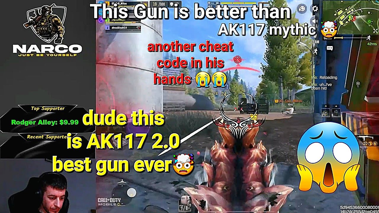 CoD Narco impressed by the type19 mythic gun skin 🤯| CoD Narco reacts ...