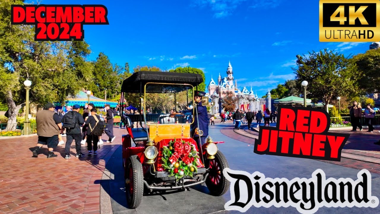 Disneyland Main Street Vehicle- Ride the Red Jitney during the ...