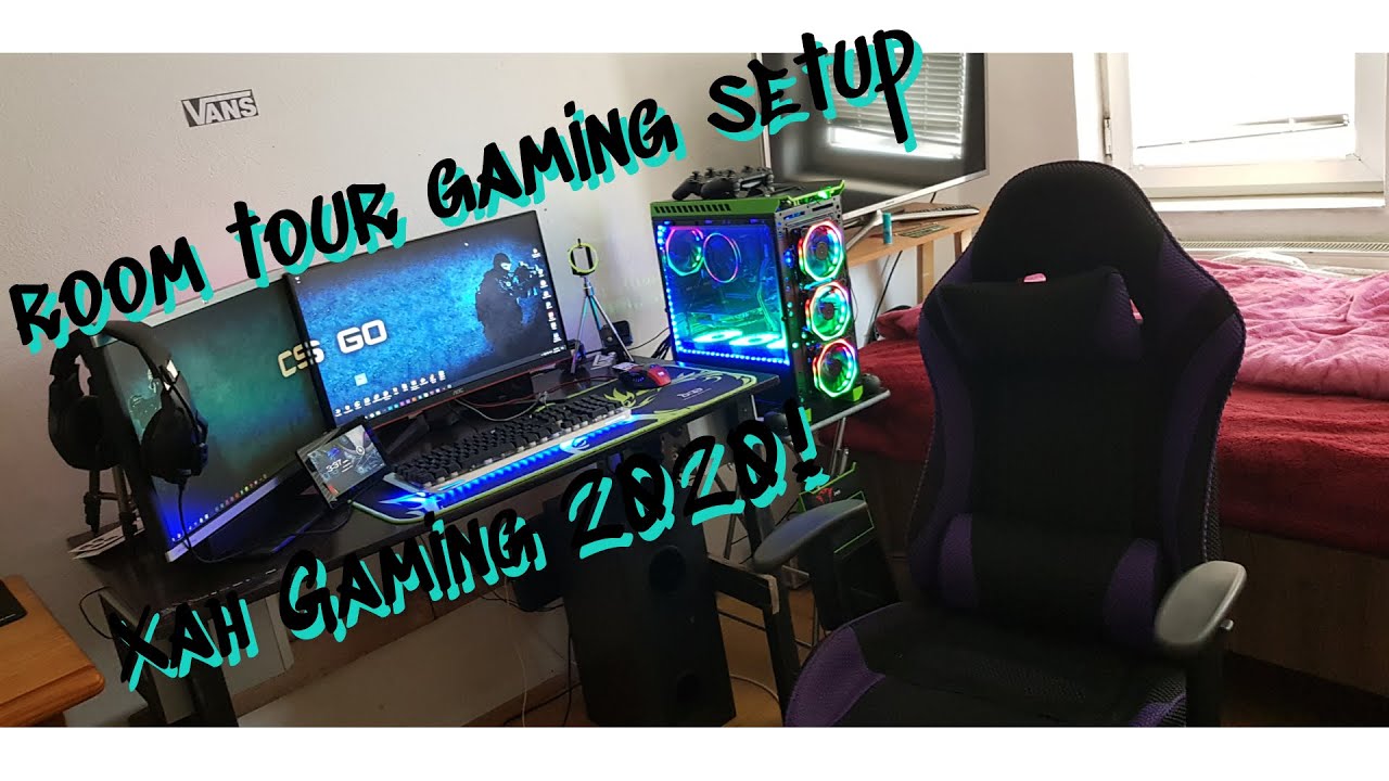 room tour gaming setup-Xah Gaming 2020! - YouTube