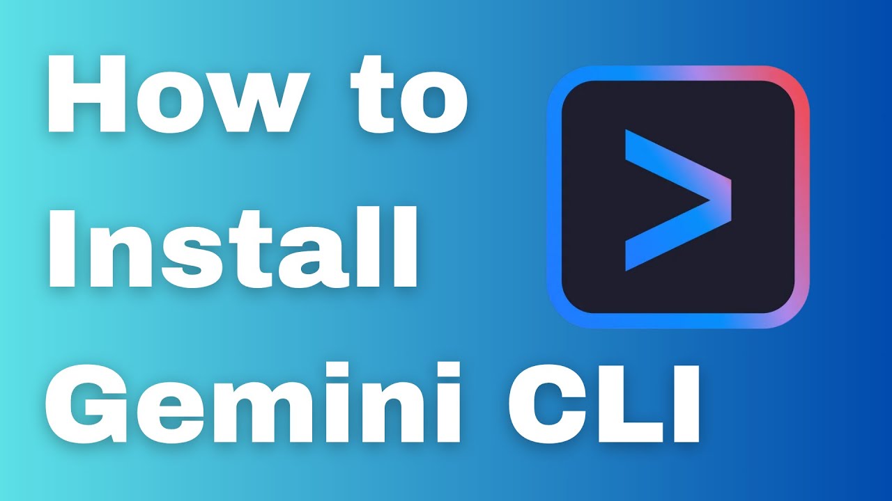 How to Install Gemini CLI - YouTube