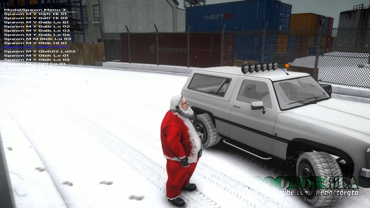 GTA IV Snow Mod and Santa Clause with JasonCt203 - YouTube