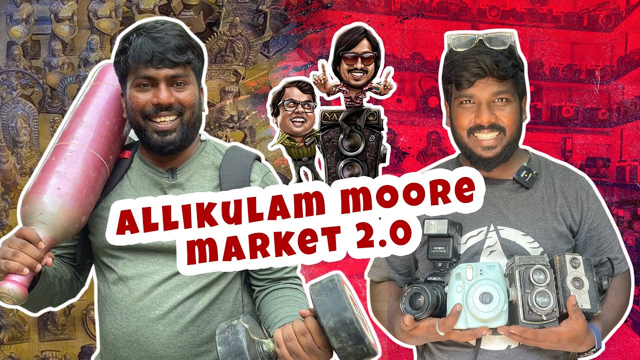 Exploring Chennai's Oldest Market 😍| allikulam moore market 2.0 | Road ...
