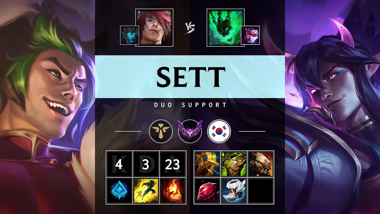 Sett Support vs Thresh: Vision Controller - KR Master Patch 14.22 - YouTube