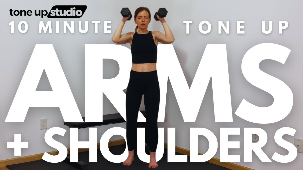 10 Minute 30 Day Tone Up Challenge Arms And Shoulders Tone Up - YouTube