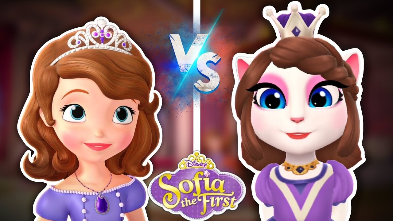 My Talking Angela 2 ️‍🔥|| Angela Vs Sofia The First 👸🏻💜|| Cosplay ...